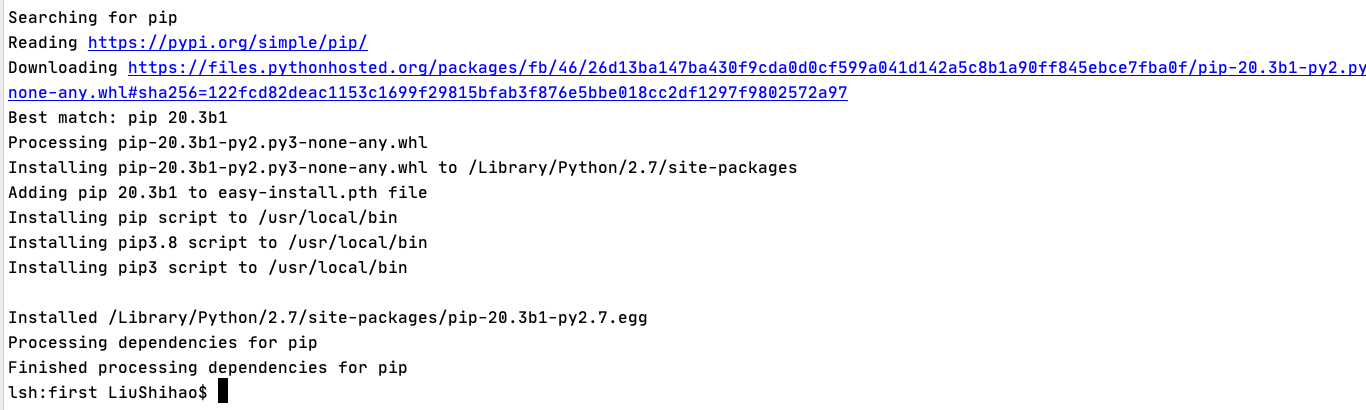 Mac使用pip命令安装Python模块安装到系统自带的Python2.7而不是我们下载的Python3（已解决）_mac的idea可以使用pip命令吗-CSDN博客