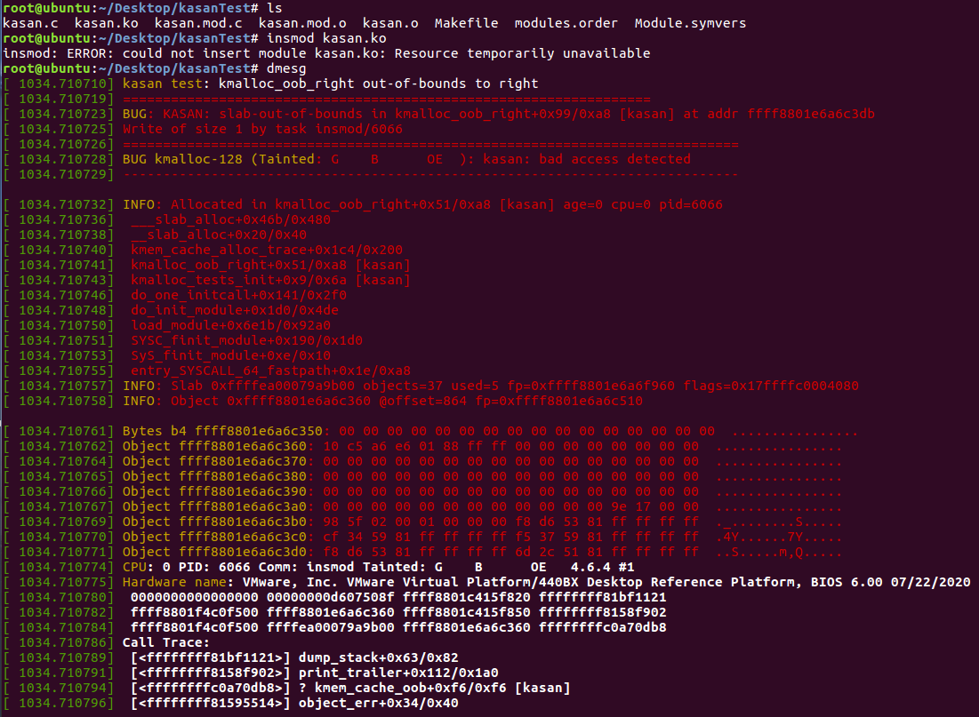 Linux内核内存检测工具KASan_使用kasan测试ko-CSDN博客