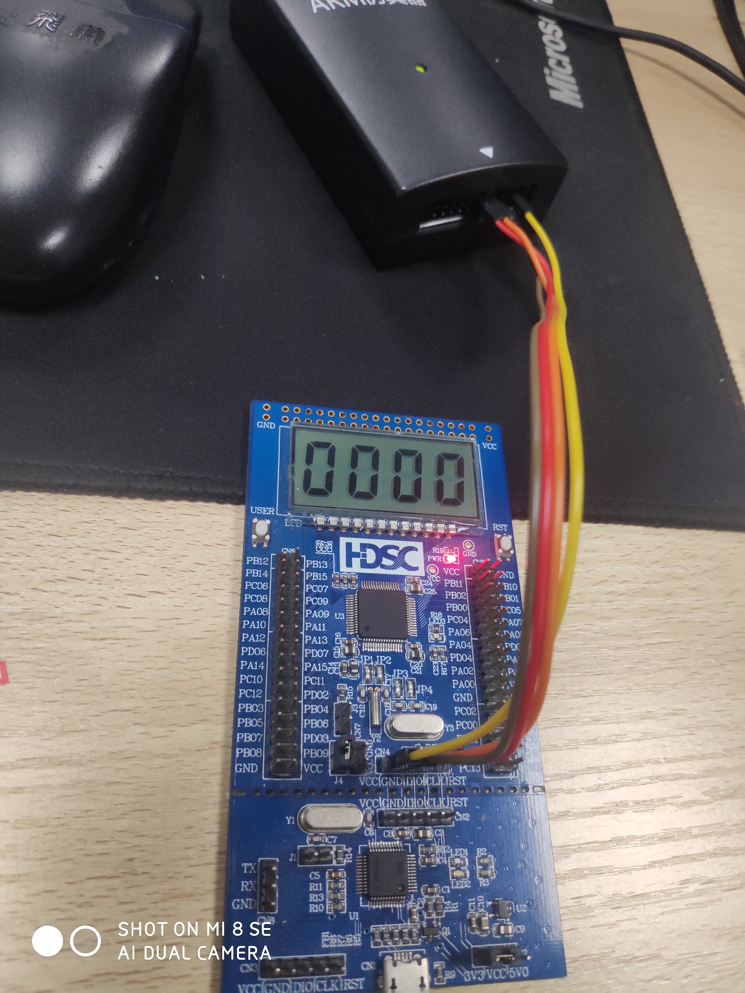华大HC32L136开发板——按键控制笔段式段码LCD显示_hc32l136开发板调试lcd-CSDN博客