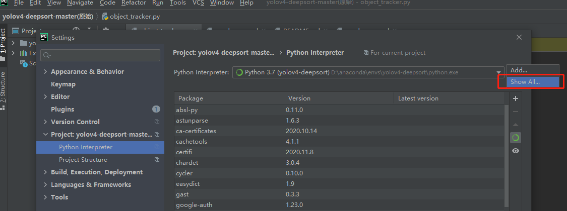 windows下yolov4-deepsort项目tensorflowGPU版本配置+项目实战_deepsort tensorflow-CSDN博客