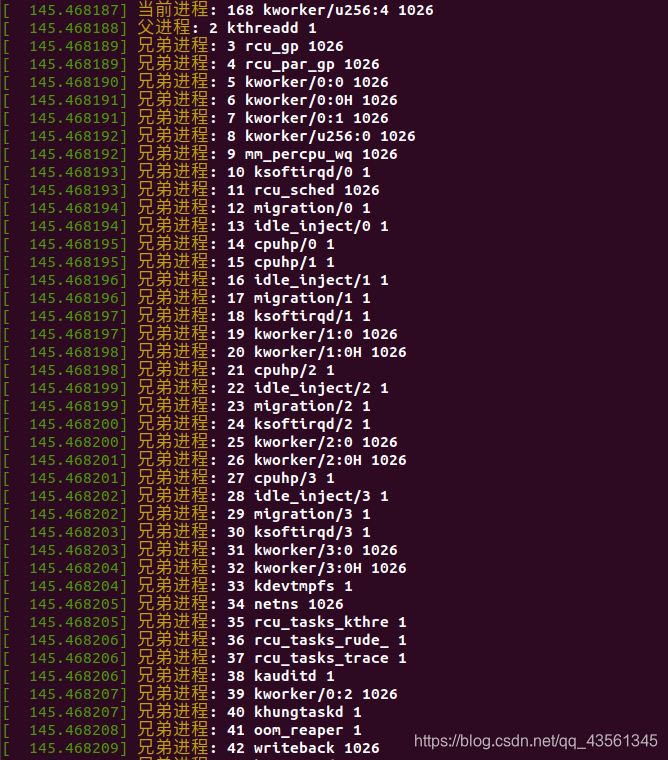 操作系统实验:linux内核模块编程设计一个模块要求列出系统中所有内核线程的程序名、pid、进程状态、进程优先级、 Csdn博客