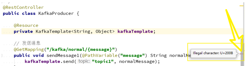解决“illegal character U+200B“问题_illegal character: u+200b-CSDN博客