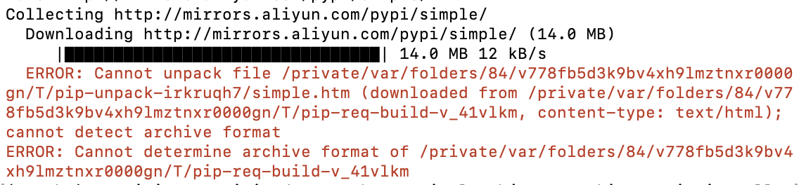 Solution for macOS to install dlib and Cannot unpack file/Cannot determine archive format ...