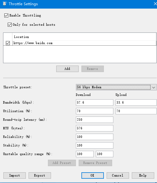Charles功能（五）弱网测试（Throttle Settings）-CSDN博客