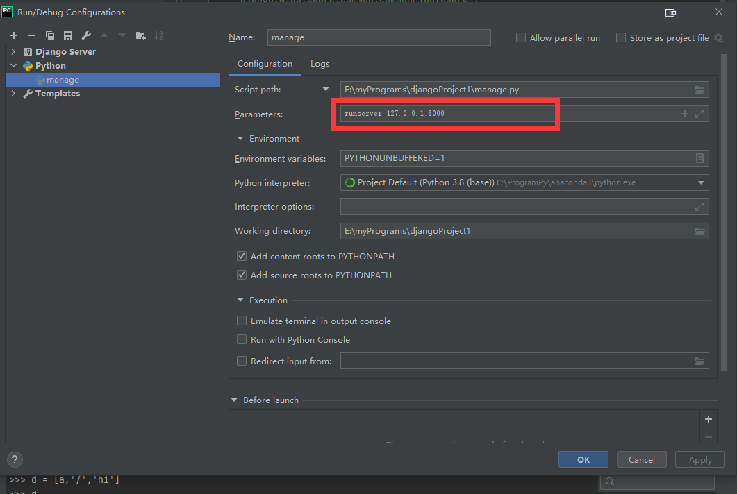 Django实践：创建项目，debug--TypeError: unsupported operand type(s) for /: ‘str ...