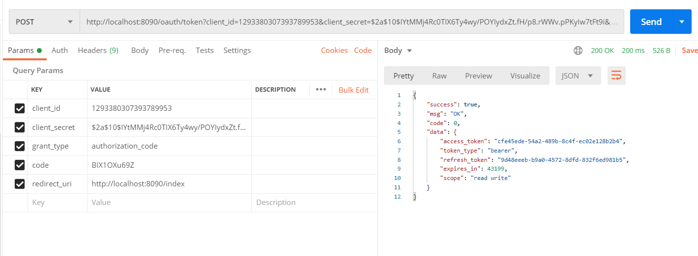 解决Spring Security OAuth在访问/oauth/token时候报Bad client credentials/401 authentication is required ...