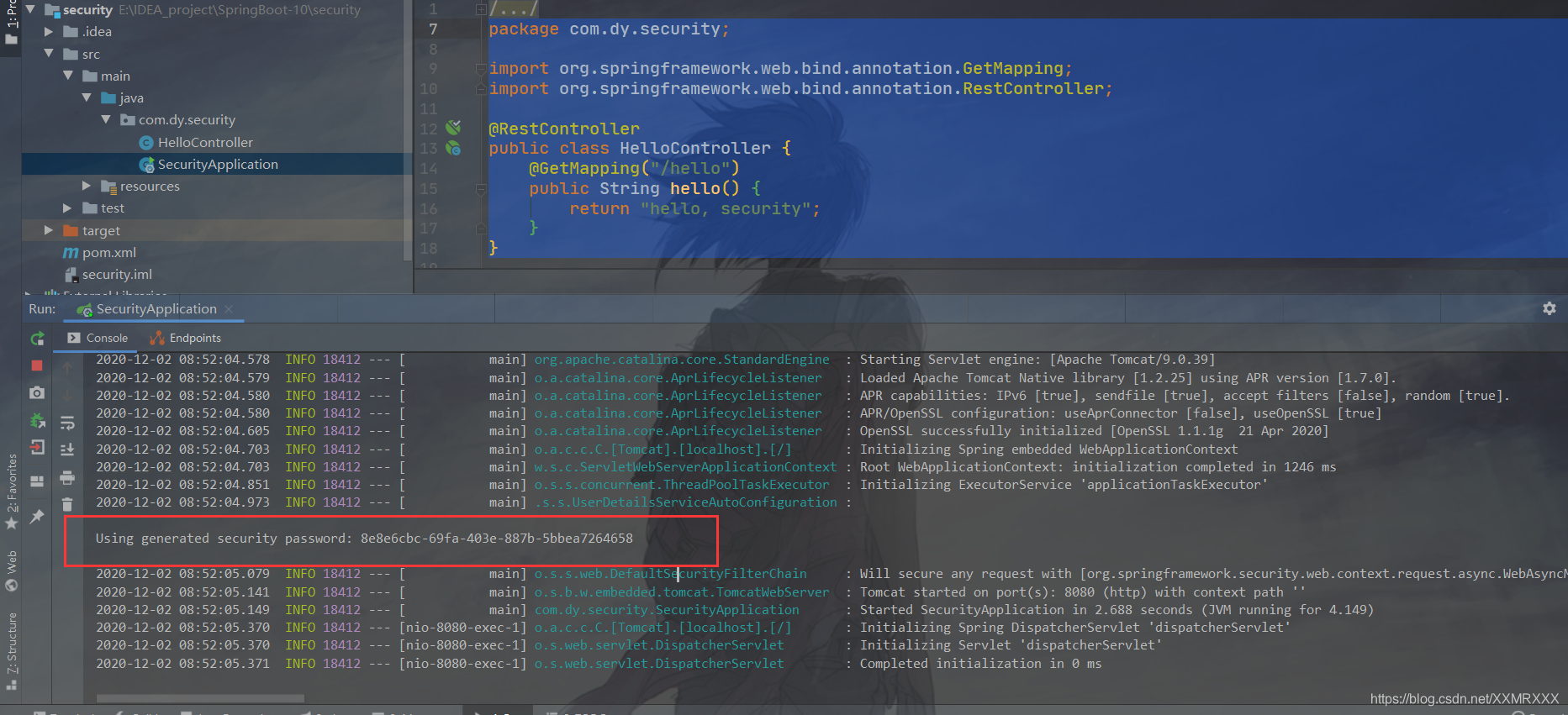 Springboot学习笔记十——springsecuritymethod Trimsql4orderby Csdn博客