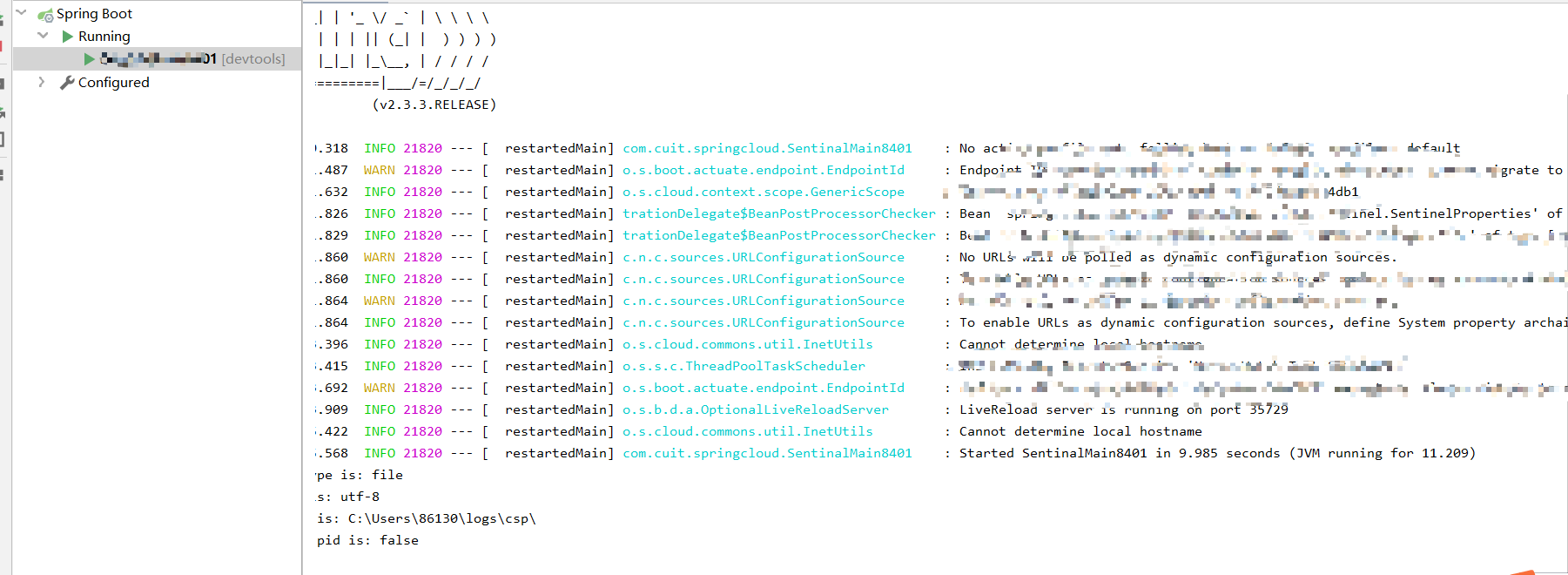 IDEA启动Springboot启动不报错但无端口号信息_java程序启动没有端口号且启动不了-CSDN博客
