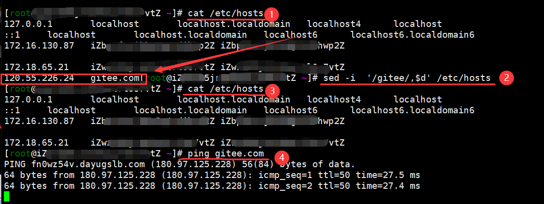 Linux SSH: Connect To Host Gitee.com Port 22: Connection Timed Out Ali Server Cyber WebHooks Git ...