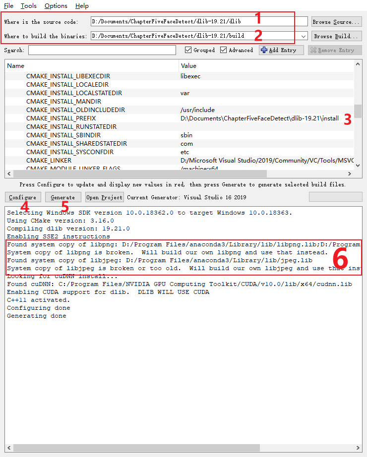 dlib人脸68个特征点检测 Win10_VS2019编译过程和实验结果_dlib vs2019 编译-CSDN博客
