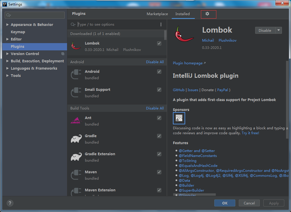 关于安装lombok插件以及下载失败的问题解决_plugin lombok was not installed: cannot download-CSDN博客