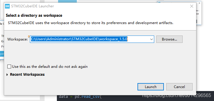 Stm32f103 Stmcubemx及stmcubeide学习使用体验 如何从stm32 Cube Mx界面变成stm32 Cube Ide界面 Csdn博客