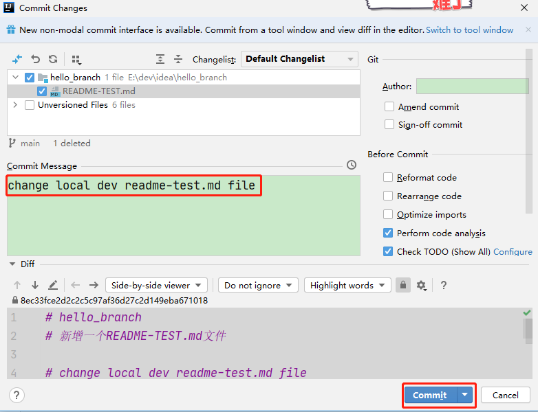 IDEA+Git，创建branch分支、checkout切换分支、merge合并分支等图文操作详解_idea git checkout-CSDN博客