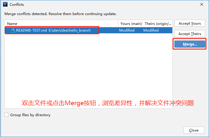 IDEA+Git，创建branch分支、checkout切换分支、merge合并分支等图文操作详解_idea git checkout-CSDN博客