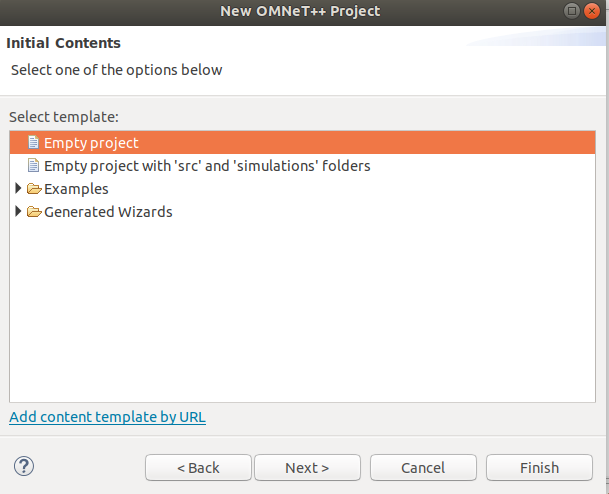 OMNet++新建工程及运行_omnet中如何建立属于自己的文件夹或是工程-CSDN博客