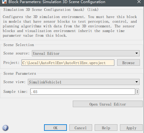 用MATLAB做自动驾驶之与虚拟引擎（Unreal Engine）联合仿真_matlab automated driving toolbox怎么安装-CSDN博客