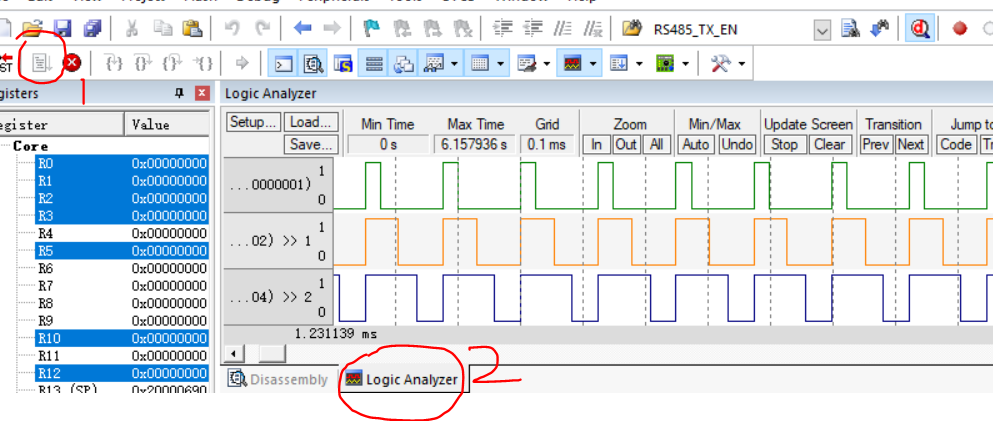 利用KEIL查看PWM波形输出情况（无需单片机）_keil怎么看pwm波形-CSDN博客