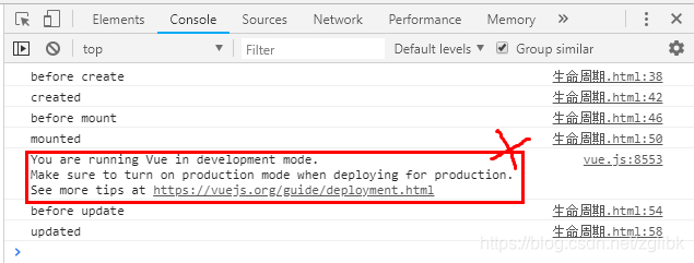 Vue 去除控制台 你正在开发模式下运行vue”的警告you Are Running Vue In Development Mode Make Sure Csdn博客
