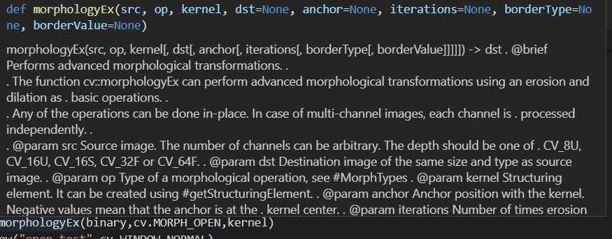 OpenCV__Python 图像的开闭操作_教程26_binary = cv.morphologyex(binary, cv.morph_close, e-CSDN博客