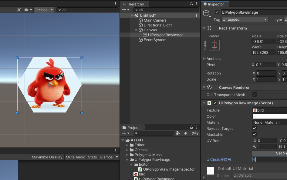 Unity UGUI 效果 之 UI 元素 多边形UI （例如雷达图,圆形,不规则多边形 UI等）显示 的简单实现的几种方法整理_unity ui不规则画面-CSDN博客