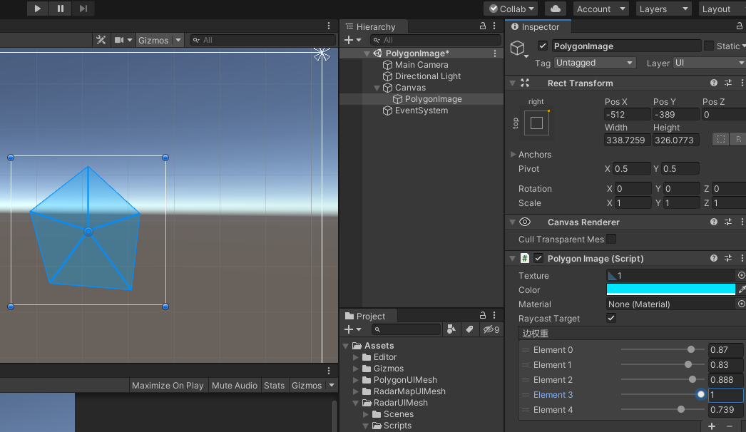 Unity UGUI 效果 之 UI 元素 多边形UI （例如雷达图,圆形,不规则多边形 UI等）显示 的简单实现的几种方法整理_unity ui不规则画面-CSDN博客