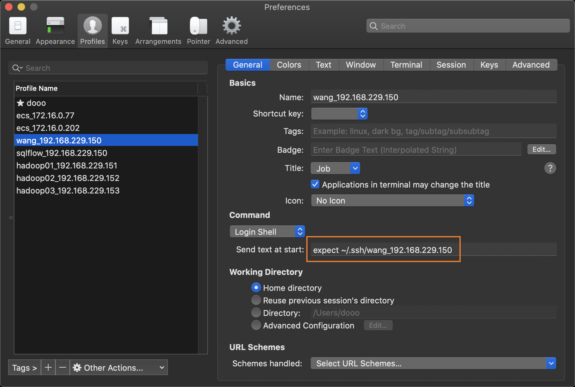 iTerm2 自动远程连接_iterm2 日志长度-CSDN博客