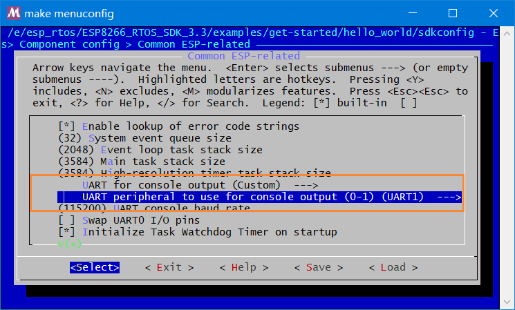 ESP8266 RTOS3.0和3.3的SDK，修改uart1输出调试信息_esp8266 3.0sdk串口接口-CSDN博客