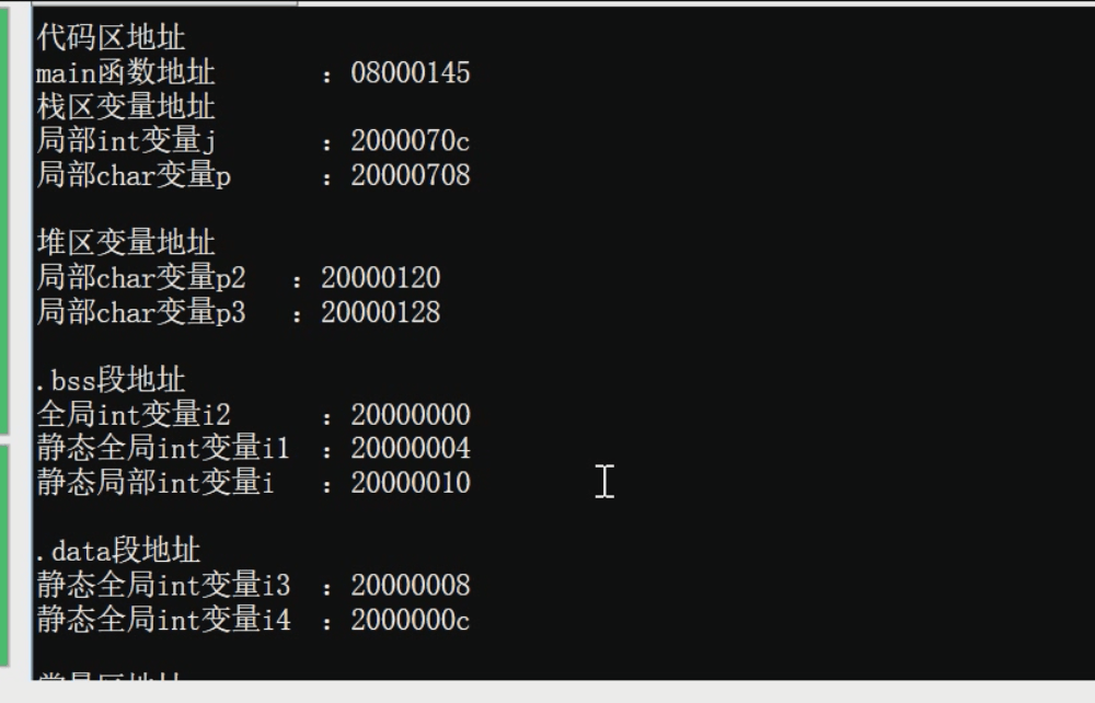 Stm32下了解全局变量、局部变量、堆、栈stm32局部变量和全局变量分别存放在哪里 Csdn博客 