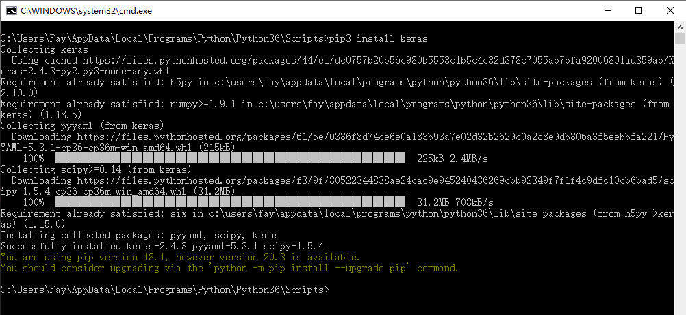 通过pip安装tensorflow，keras_pip install tensorflow keras pickle nltk-CSDN博客
