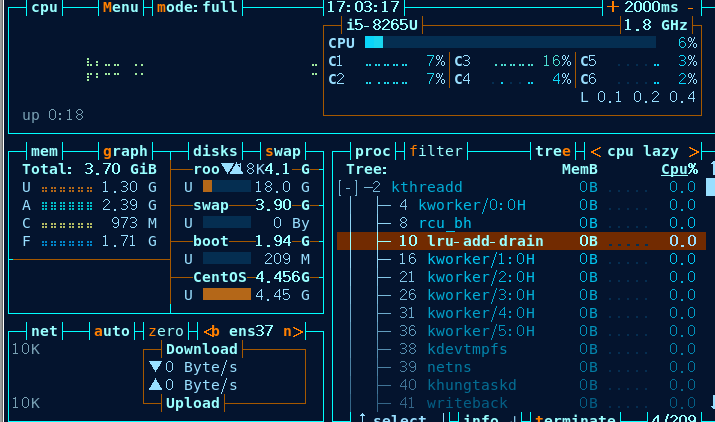 linux性能监控工具---bpytop介绍-CSDN博客