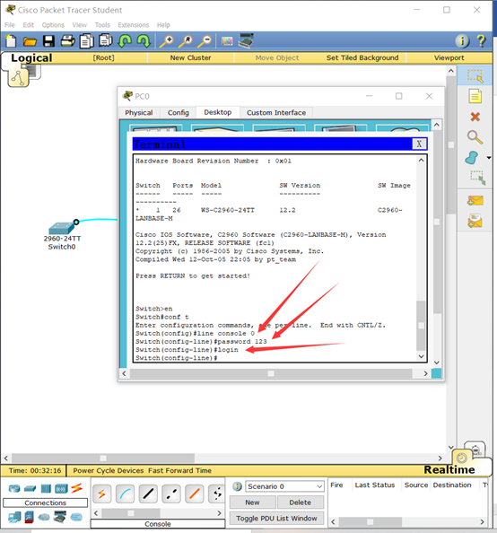 给交换机console接口设置密码_交换机设置console密码-CSDN博客