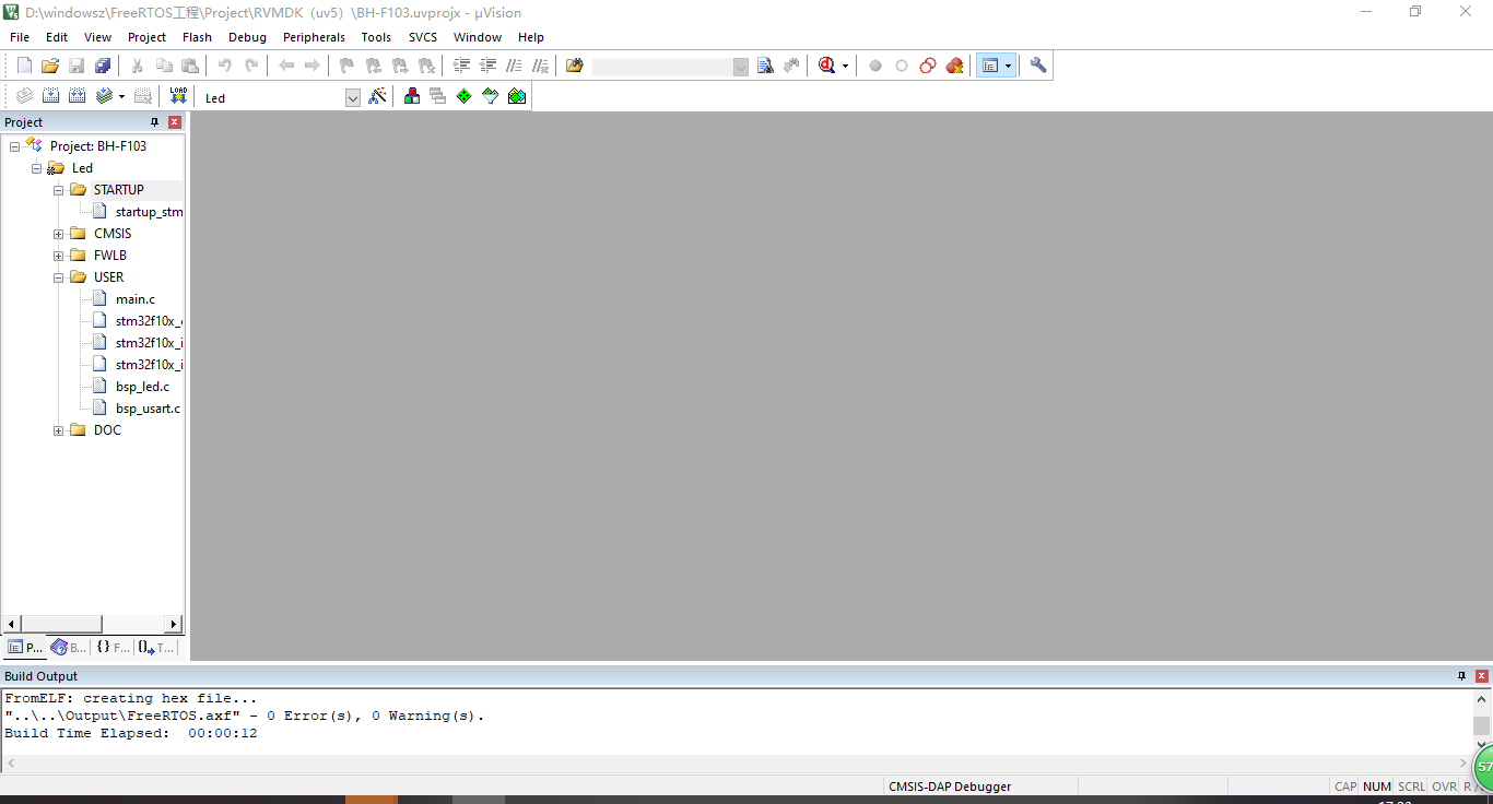 FreeRTOS的移植及使用_28335 freertos-CSDN博客