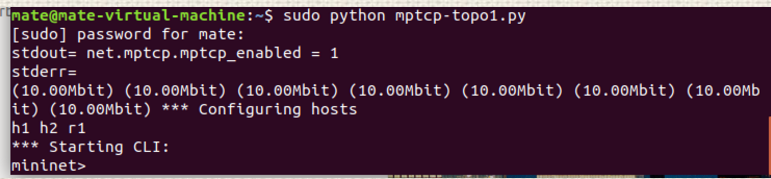 MPTCP协议在mininet中的性能测试_mpquic mininet-CSDN博客
