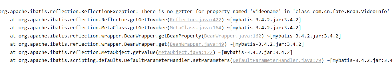 ReflectionException: There is no getter for property named ‘XXX异常原因和解决-CSDN博客