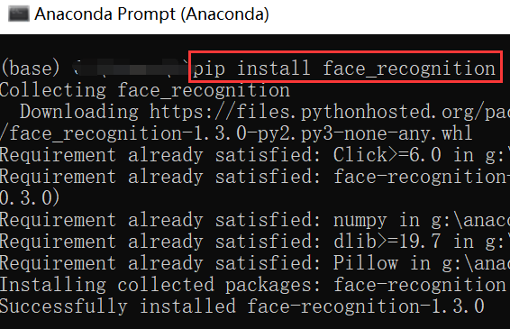 Anaconda3安装face_recognition_anaconda3 python3.7安装face-recognition-CSDN博客