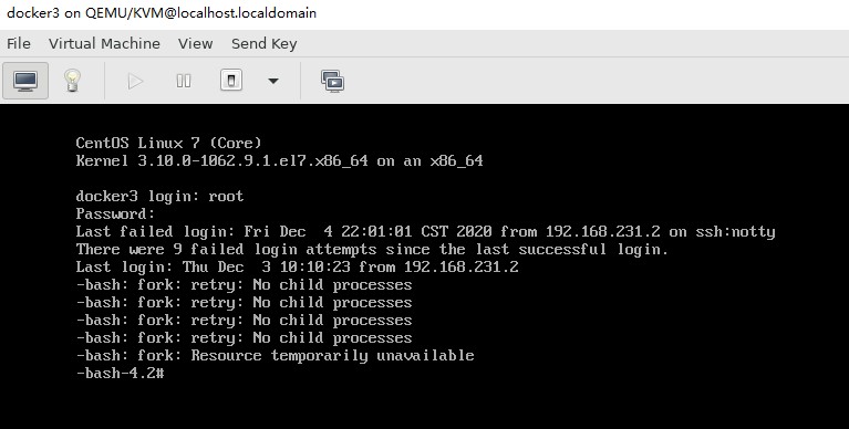 普通用户 -bash: fork: retry: No child processes-CSDN博客