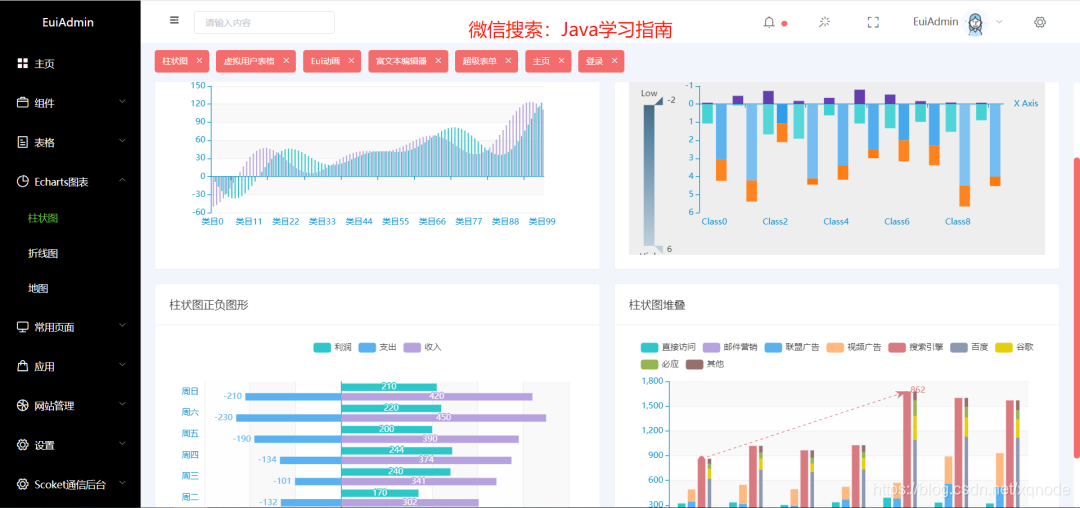 白嫖!基于springboot Vue免费开源的后台管理系统euiadmin开放下载! Csdn博客