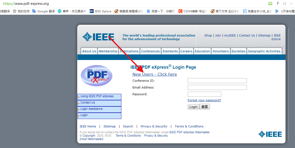 潇洒郎： IEEE PDF eXpress论文审核全步骤_ieee pdf express 会议 id-CSDN博客