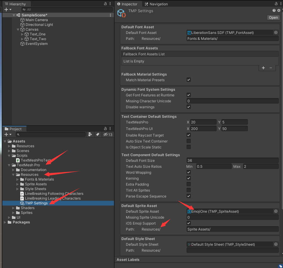 unity TextMeshPro 图文混排 切换图集_textmesh pro图片错位-CSDN博客