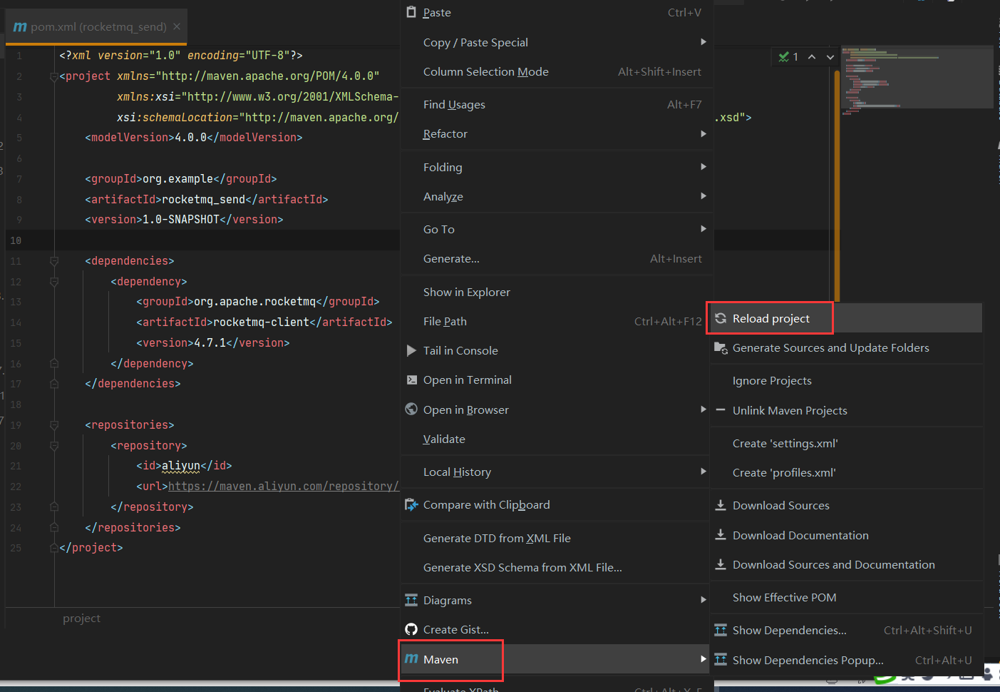 IDEA创建maven项目测试rocketMQ_org.apache.rocketmq maven-CSDN博客