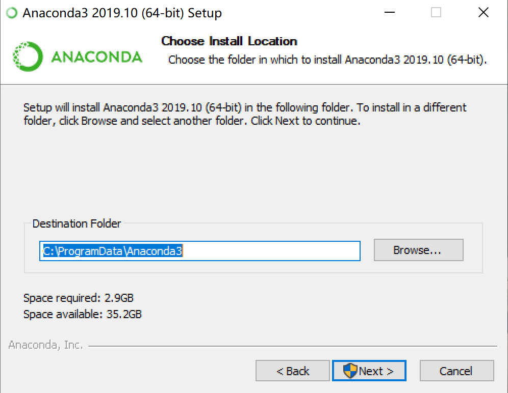 【精选】2020-12-05 安装Anaconda3-2019.10-windows-x86_64以及安装jupyter notebook-CSDN博客
