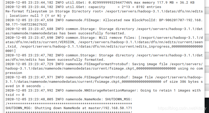 不新鲜的集群重新格式化namenode,用hdfs Namenode Format报错 Csdn博客