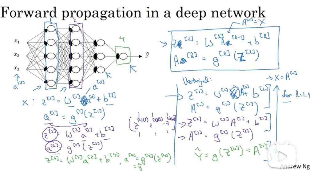 吴恩达深度学习1笔记week4——深层神经网络 Deep L-layer Neural Network_deep network打开只有 ...