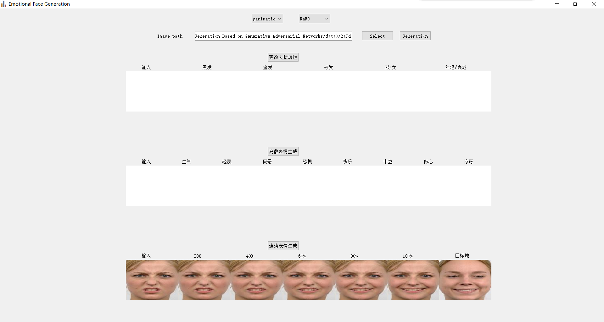 基于GAN的情感面部生成系统_emotional face generation-CSDN博客