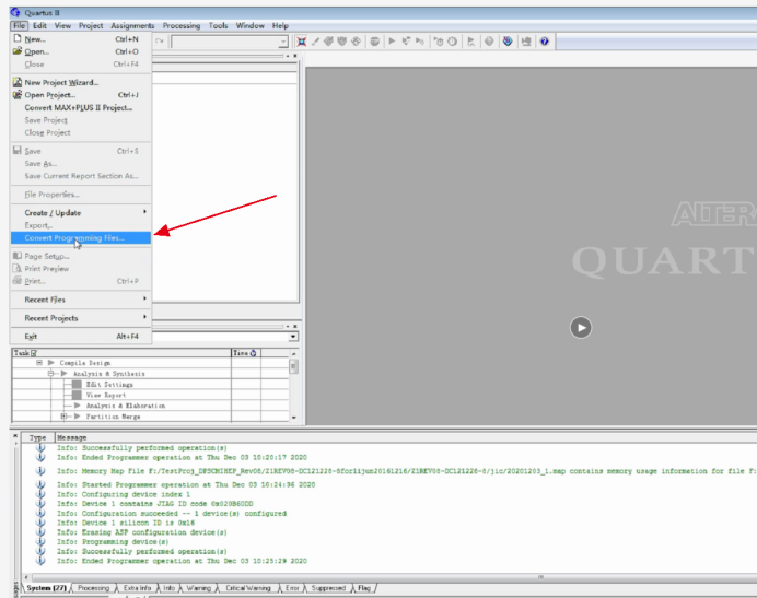 quartus II 9.1的sof和elf 文件合并成JIC文件_quartus2代码怎么整合在一起-CSDN博客