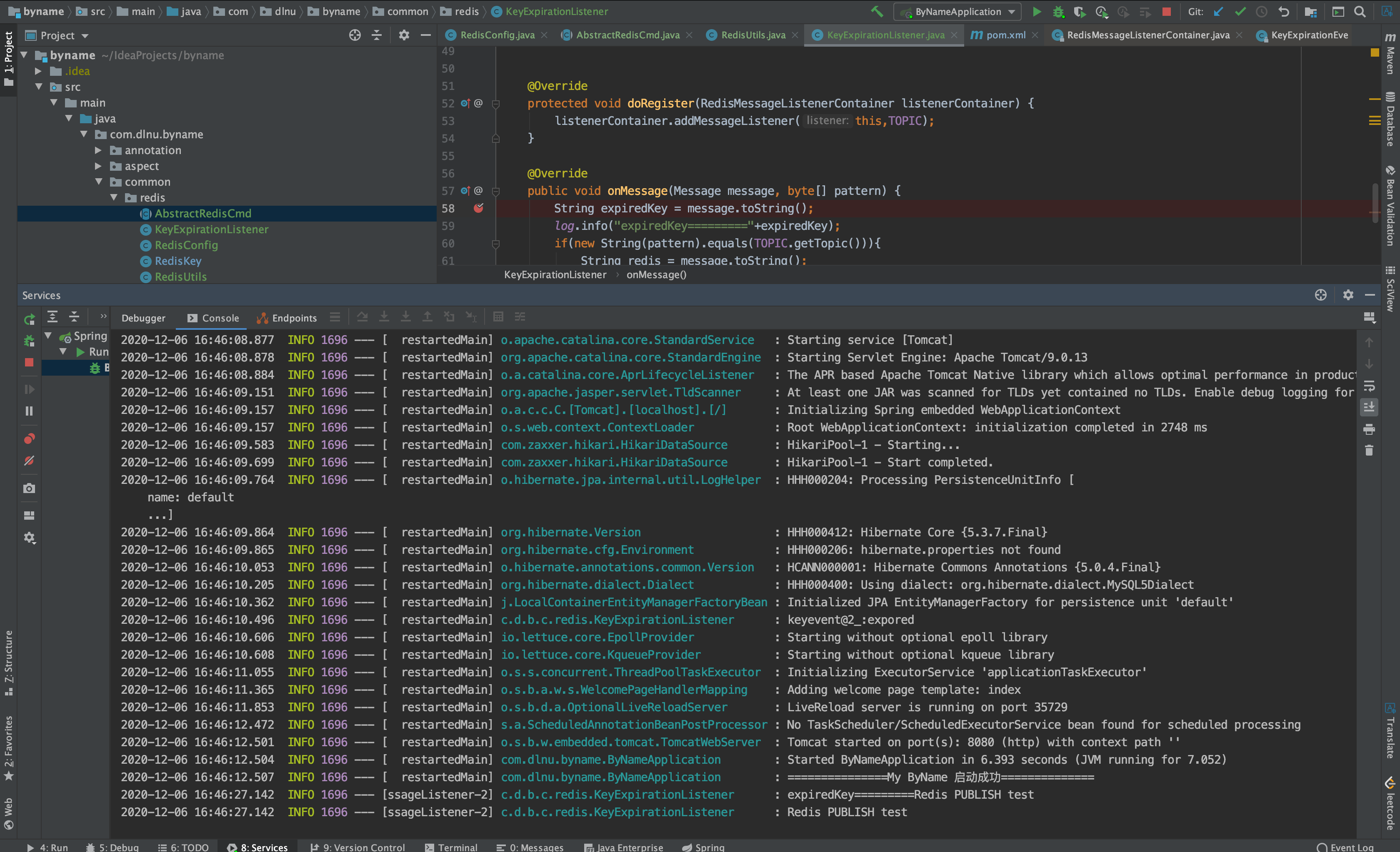 Redis整合springboot，实现消息订阅发布以及key过期监听 Redis 发布订阅 监听器 获取匹配的 Key Csdn博客