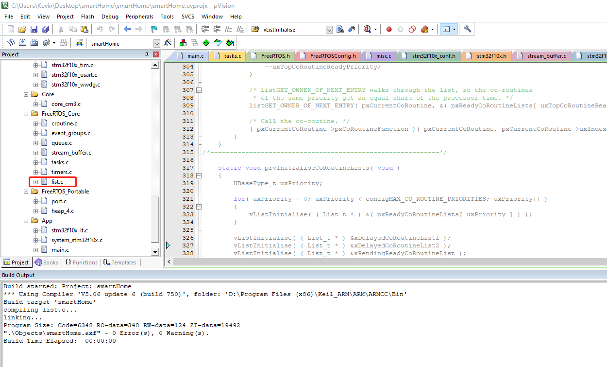 移植FreeRTOS(FreeRTOSv10.4.1)到STM32F103ZET6_freertos v10.4.1-CSDN博客