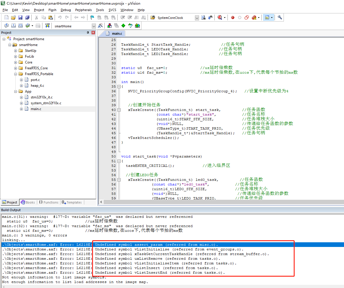 移植FreeRTOS(FreeRTOSv10.4.1)到STM32F103ZET6_freertos v10.4.1-CSDN博客