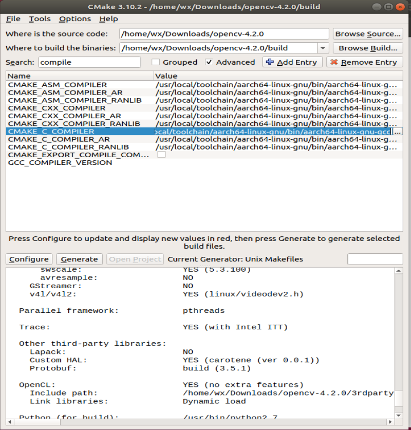 Opencv4.2+ffmpeg交叉编译aarch64运行环境_opencv编译ffmpeg为no_tudou880306的博客-CSDN博客
