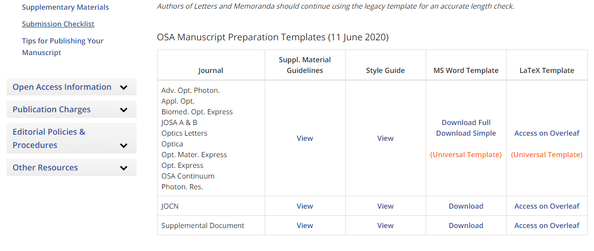 期刊模板怎么找？ 主要是IEEE和OSA的期刊_流体物理 pof 期刊模板在哪-CSDN博客